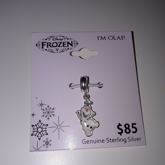 Kohl's | Jewelry | Disney Frozen Im Olaf Sterling Silver Charm | Poshmark